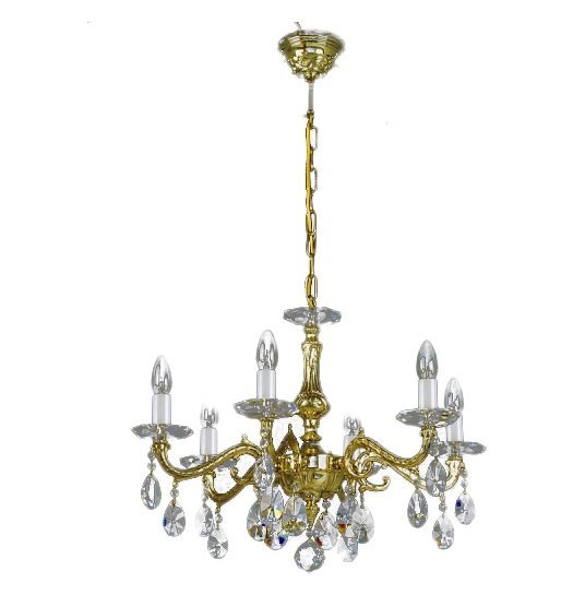 Люстра 6 рожковая хрусталь Prousek "Проусек" / 097414 купить в Москве ...